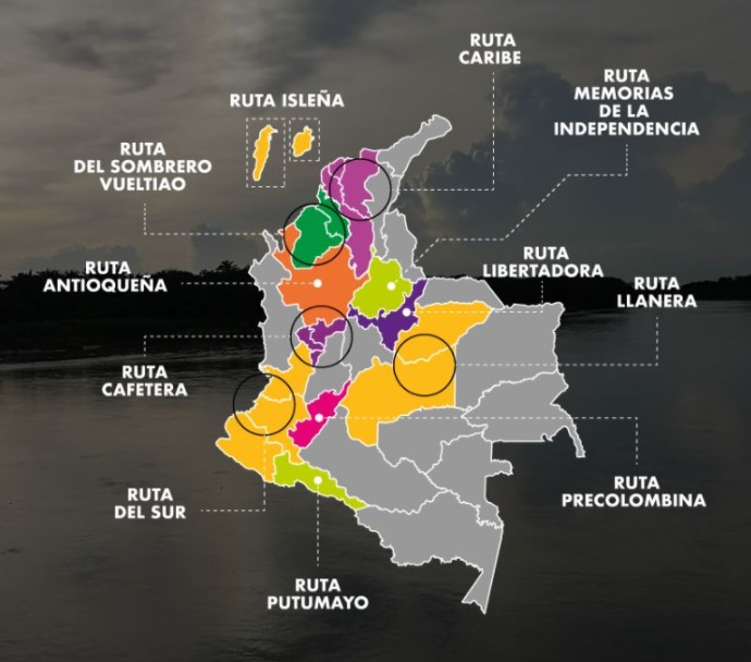 Las 11 rutas turísticas de “Es el momento de Colombia… Seguro te va a ...