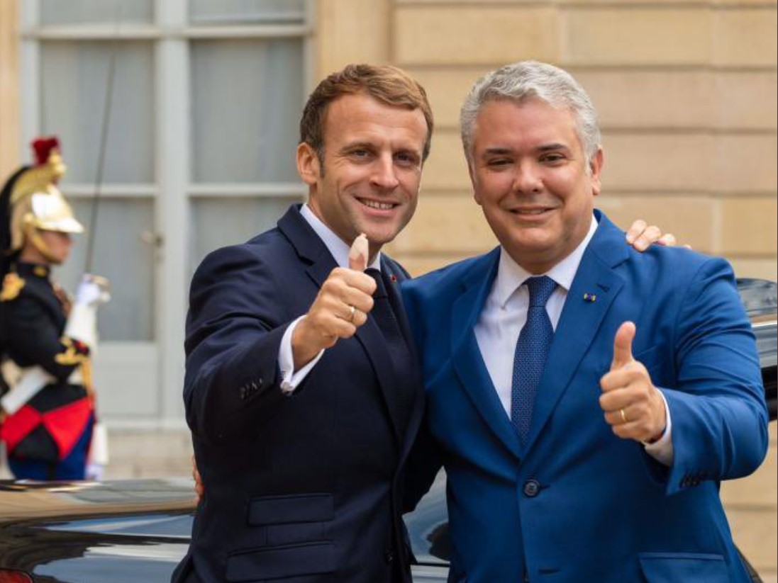 Duque felicita a Macron por su reelección, con quien espera seguir ...