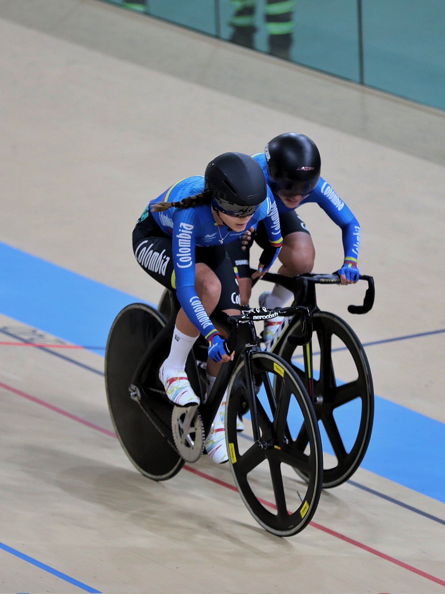 Colombia sumó otro oro en el Madison femenino y es quinta en medallero ...